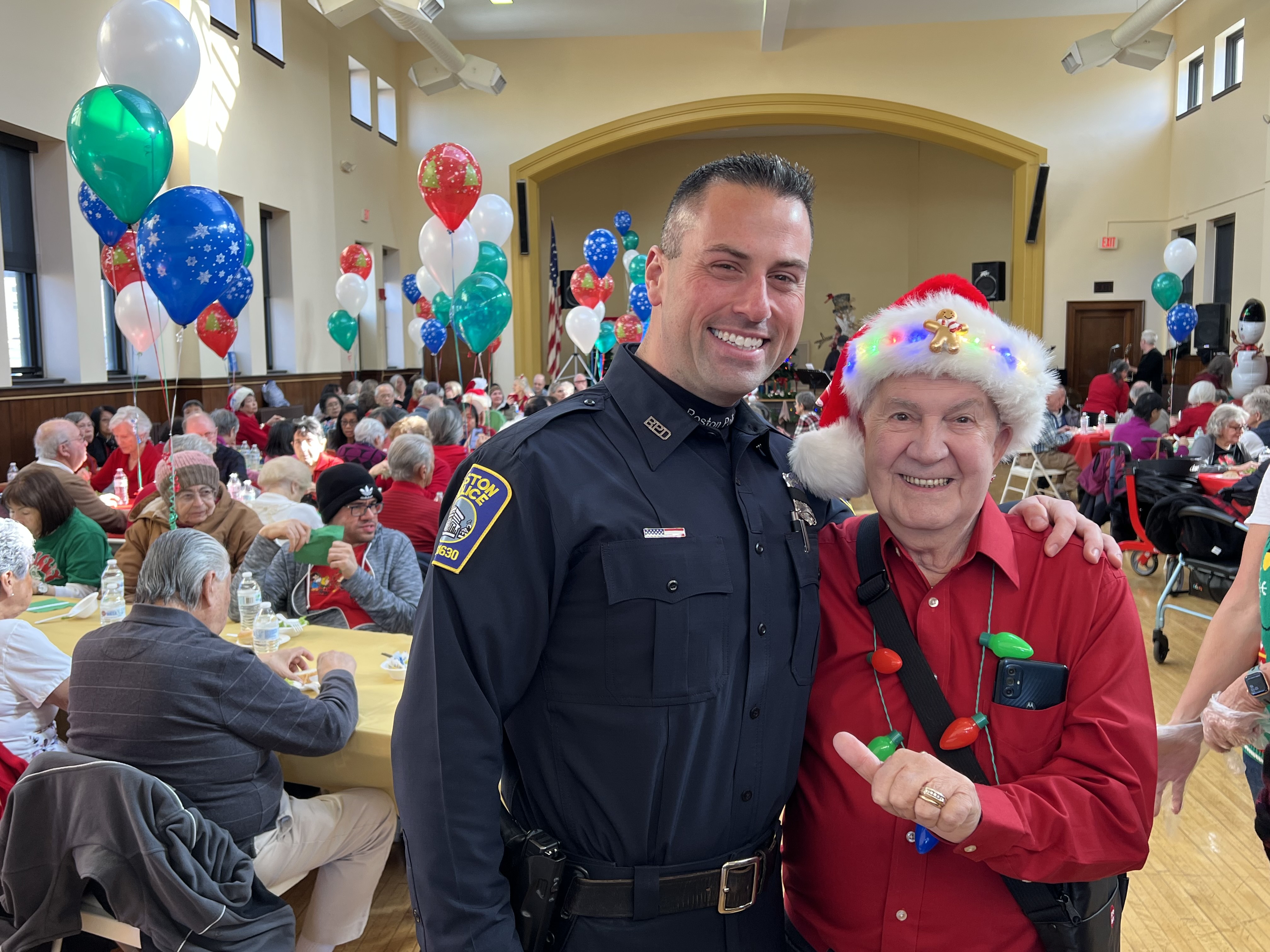 BPD in the Community: Christmas Lunch for Seniors in Brighton – Boston ...