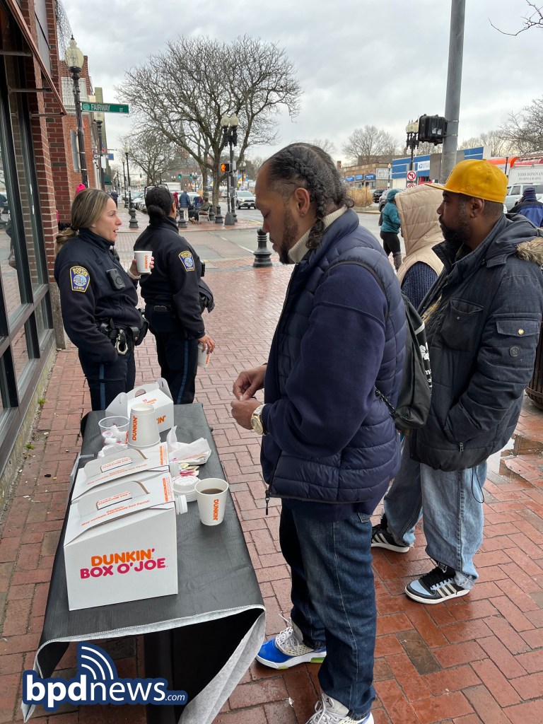 BPD In The Community: B3 Hosts ‘Coffee with a Cop’ in Mattapan Square ...