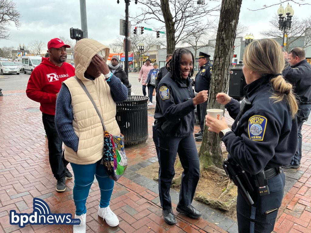 BPD In The Community: B3 Hosts ‘Coffee with a Cop’ in Mattapan Square ...