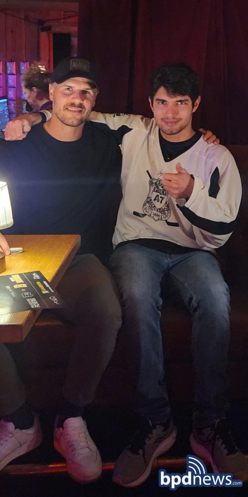 BPD in the Community: A-7 Hockey Player Meets Boston Bruins David ...