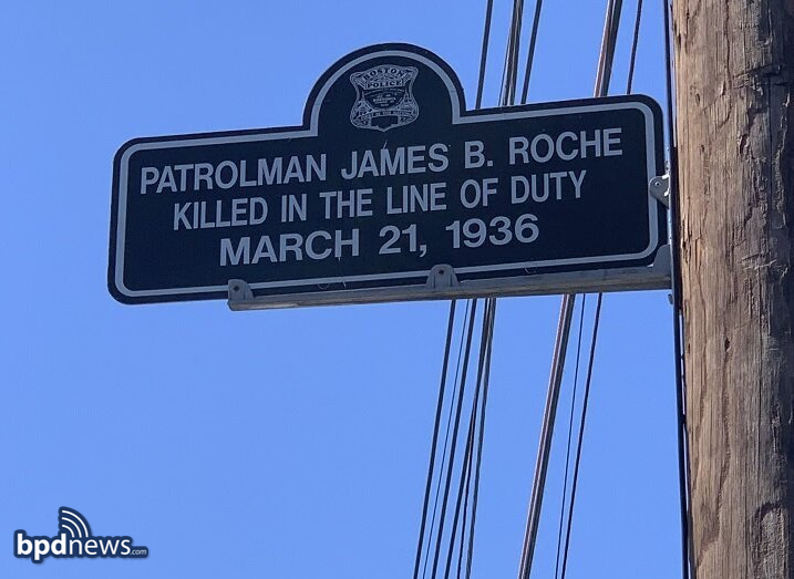 BPD Remembers The Service and Sacrifice of Officer James B. Roche, Who ...
