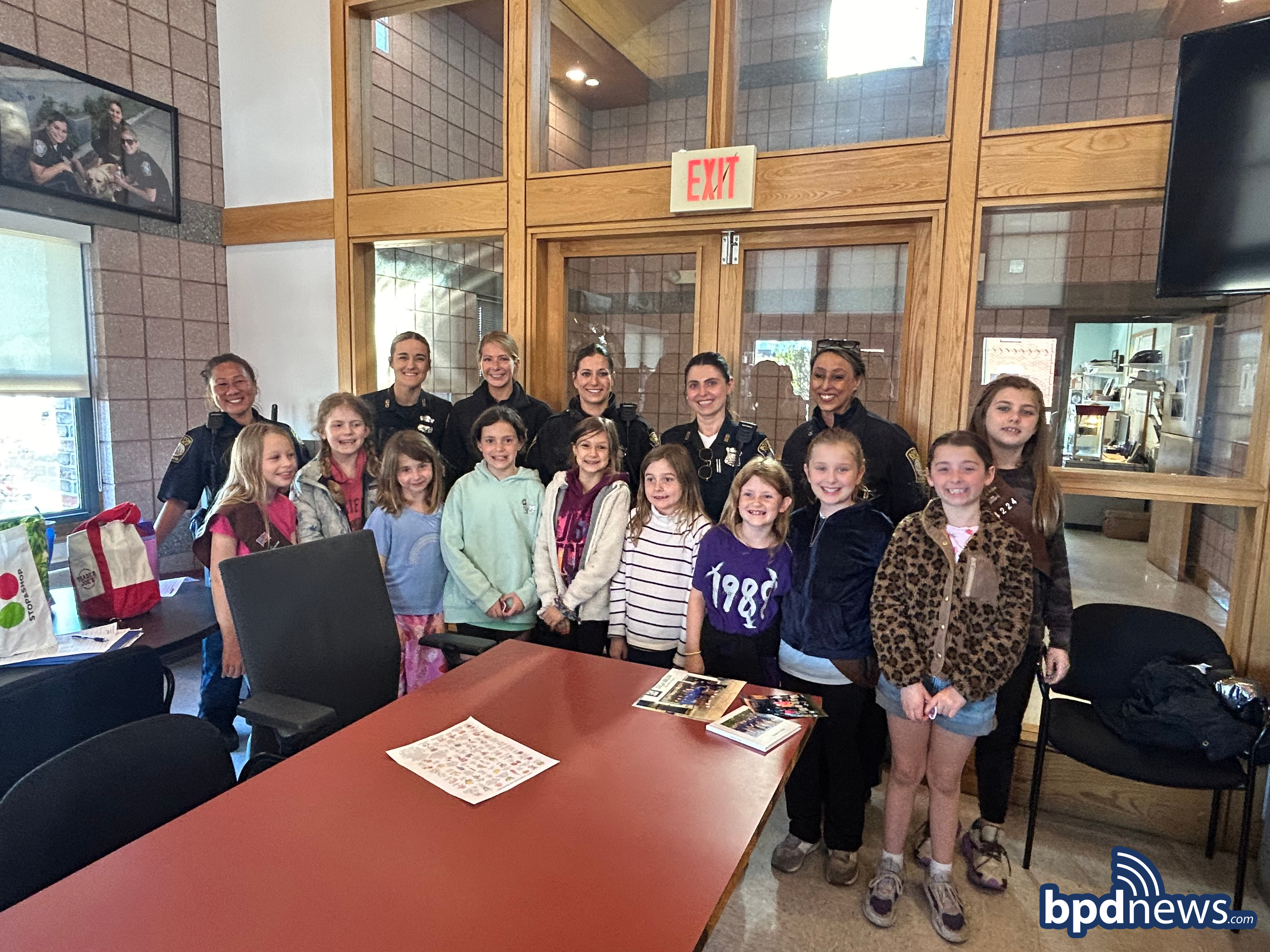 BPD in the Community: District C-6 Hosts The Girl Scouts of South ...