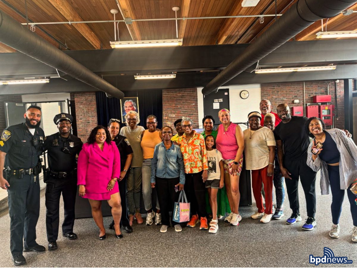 BPD in the Community: District B-2 Continues Weekly Senior Walk at ...