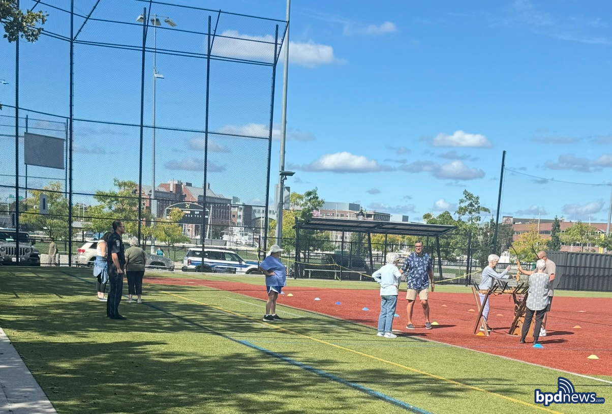 BPD in the Community: District A-1 Enjoys Day of Bocce and Archery with Members of “Walk the ...