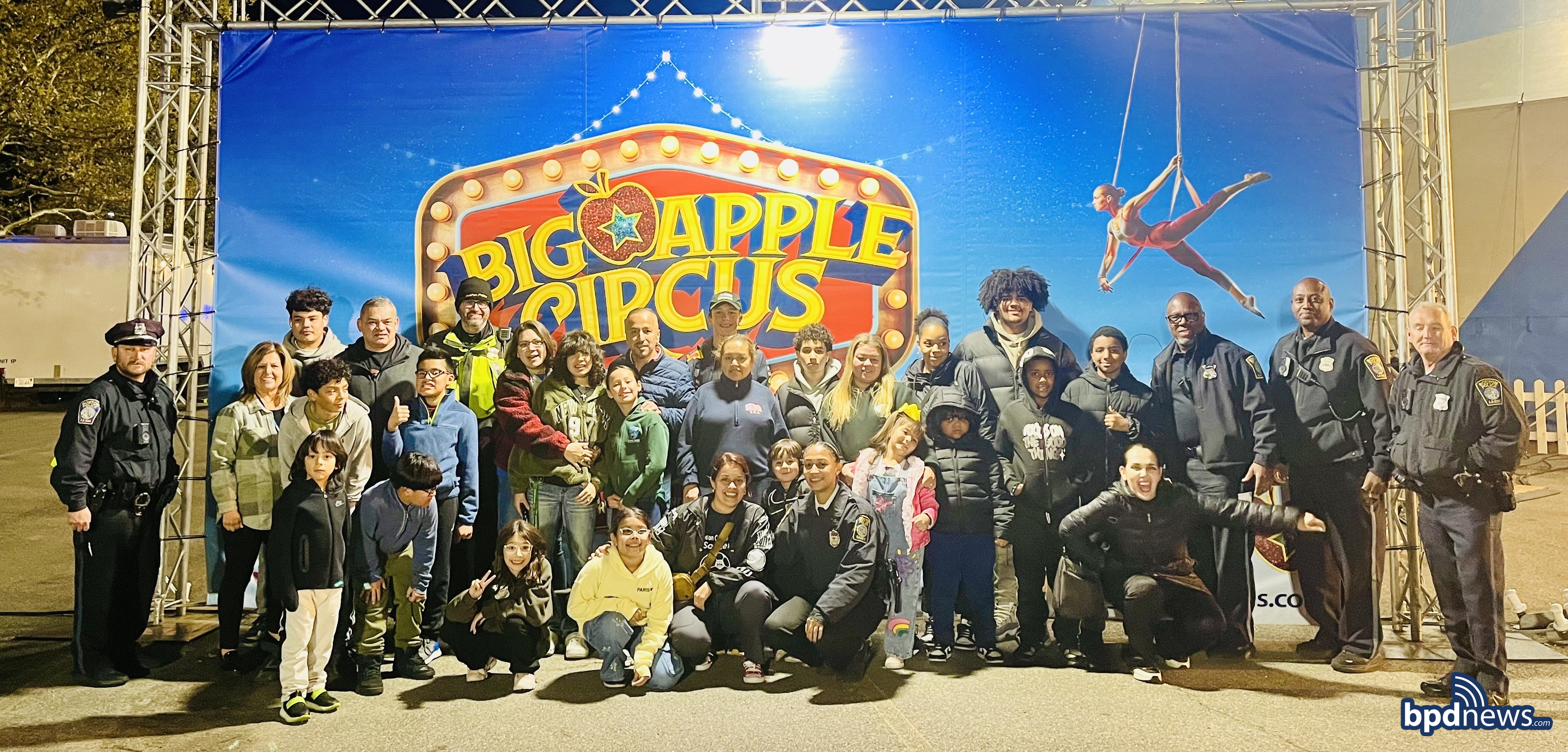 BPD in the Community: District A-7 Takes Trip to The Big Apple Circus ...